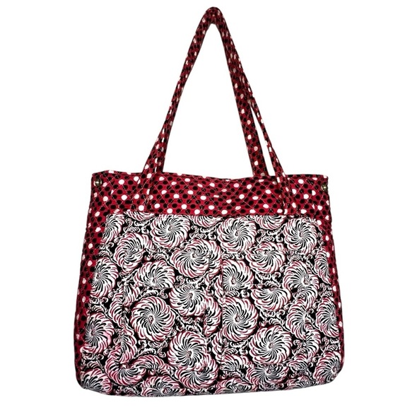 Laura Ashley | Bags | Laura Ashley Quilted Tote Bag With Detachable Key ...